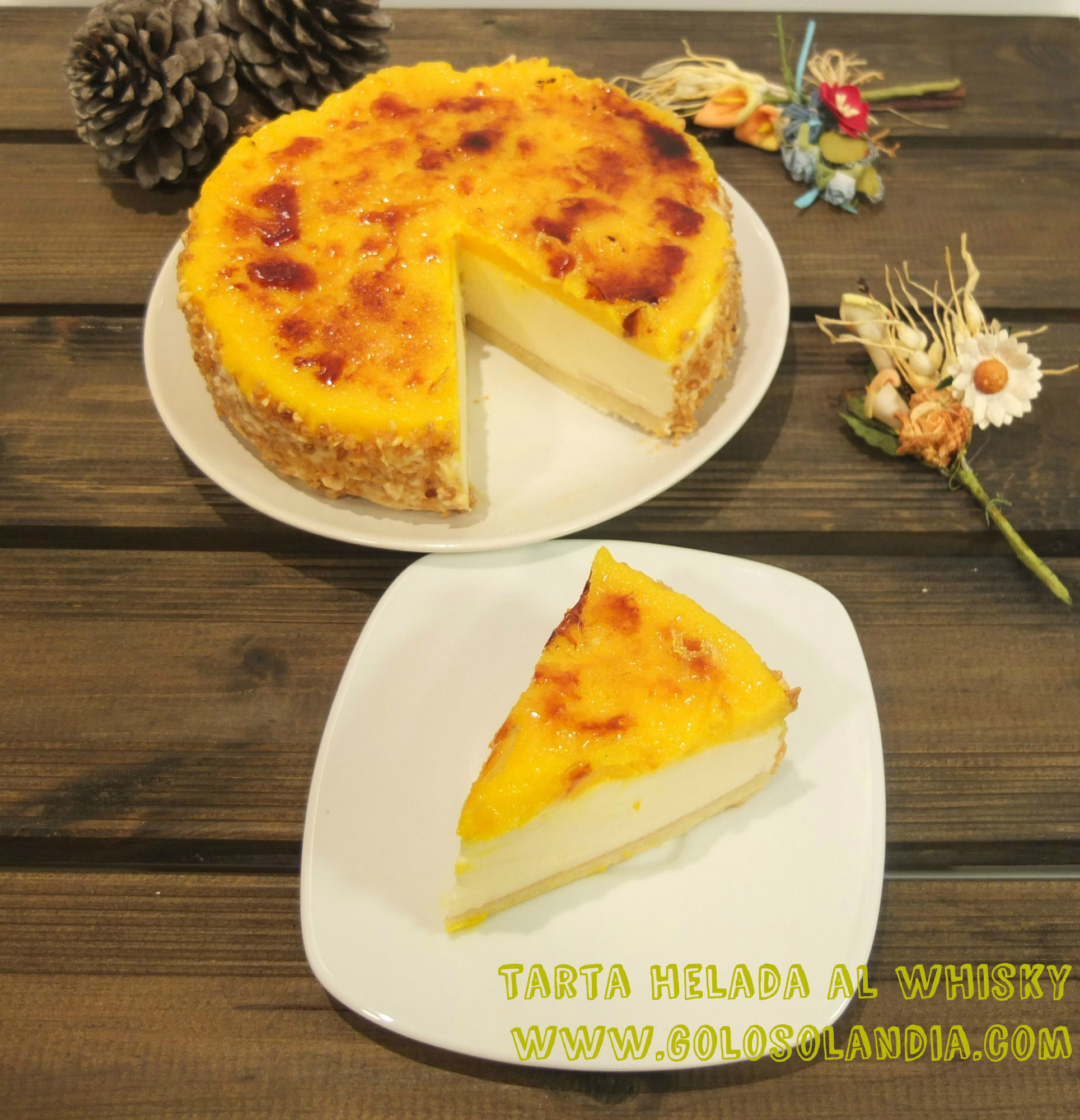 Tarta helada al whisky | Golosolandia: Recetas y vídeos de postres y ...