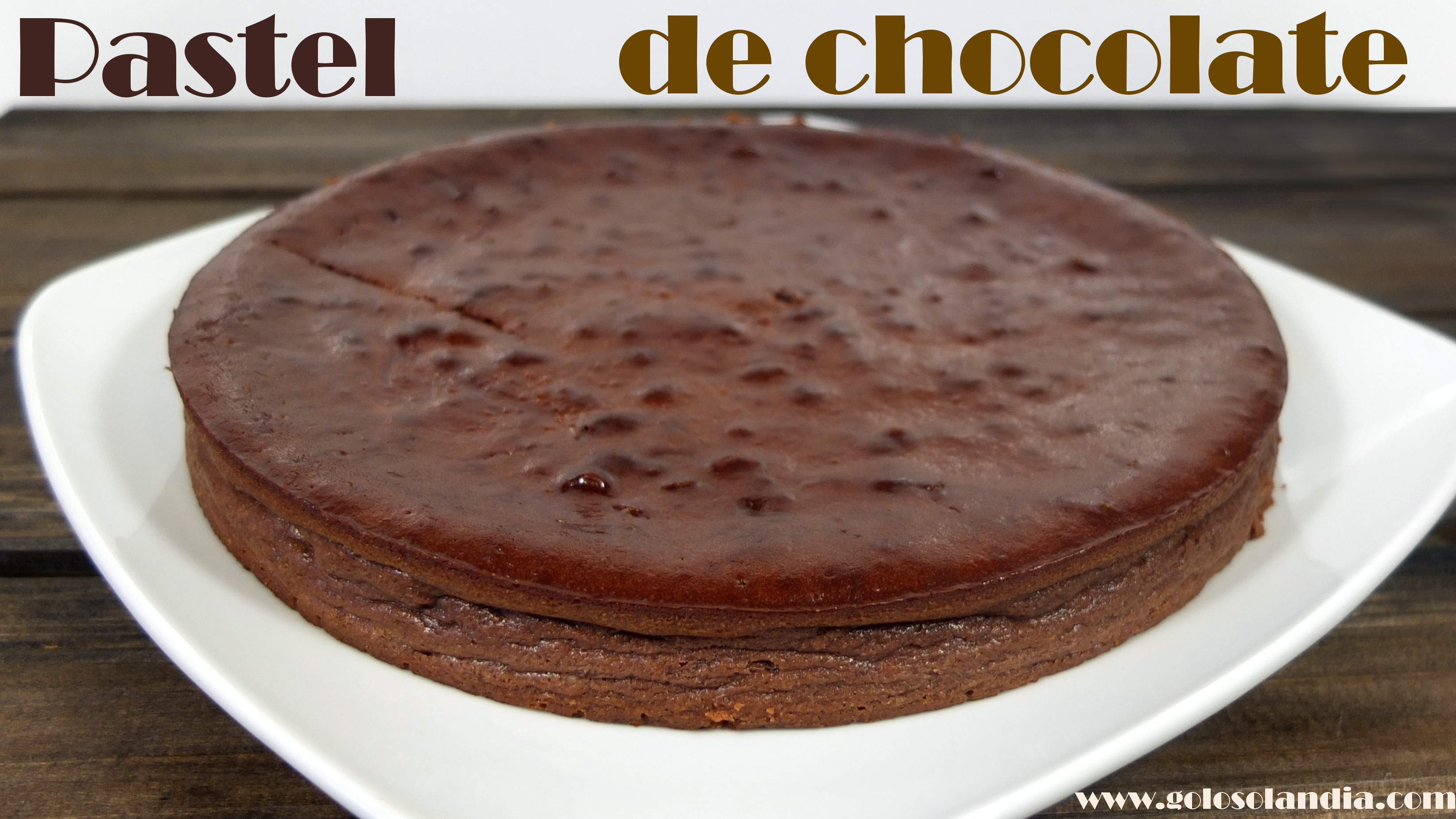 Pastel de queso y chocolate fácil | Golosolandia: Recetas y vídeos de ...
