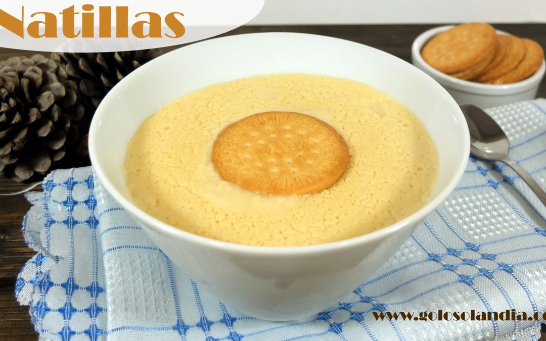 Natillas | Golosolandia: Recetas y vídeos de postres y tartas.