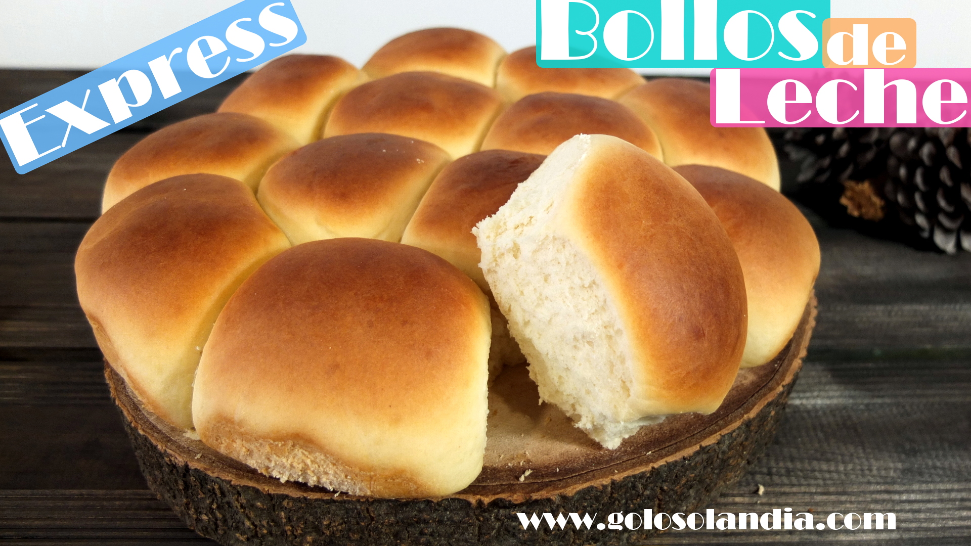 Bollos o Panecillos de leche express, Fácil receta y vídeo paso a paso.