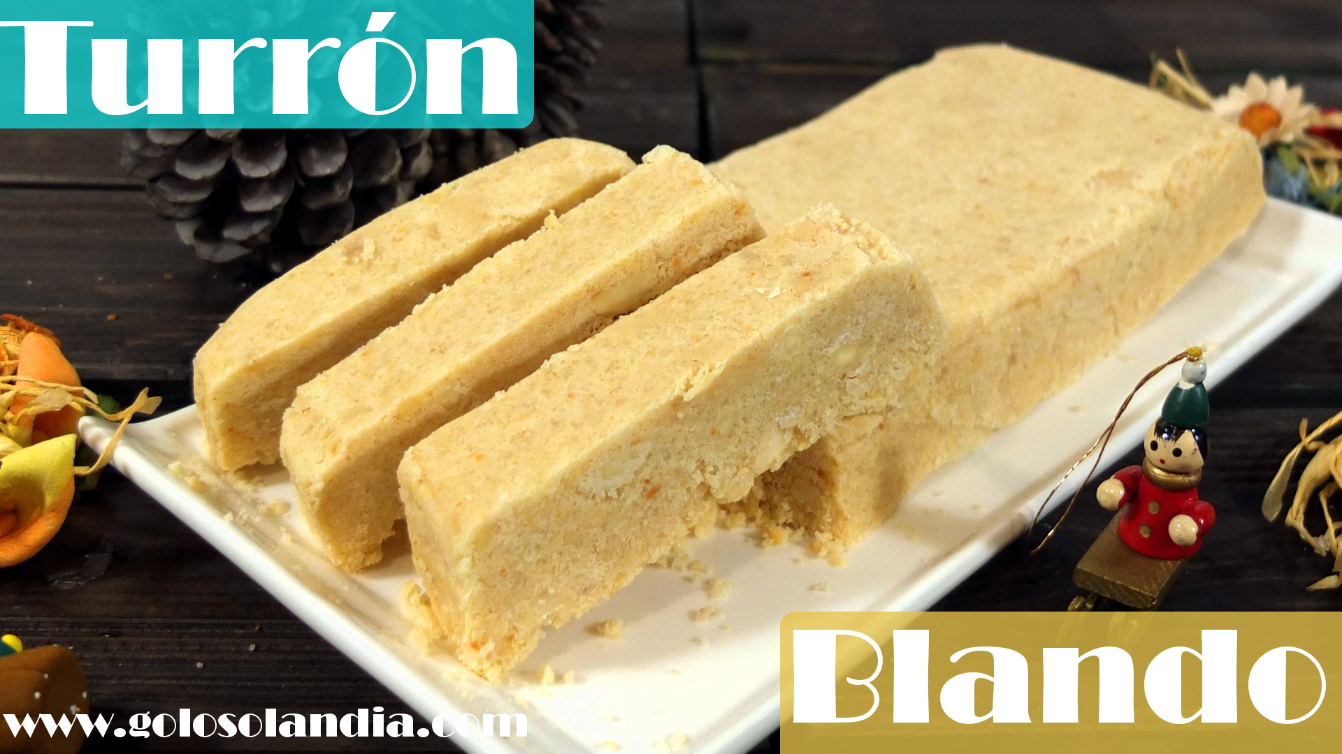 Turrón blando o de jijona fácil | Golosolandia: Recetas y vídeos de ...