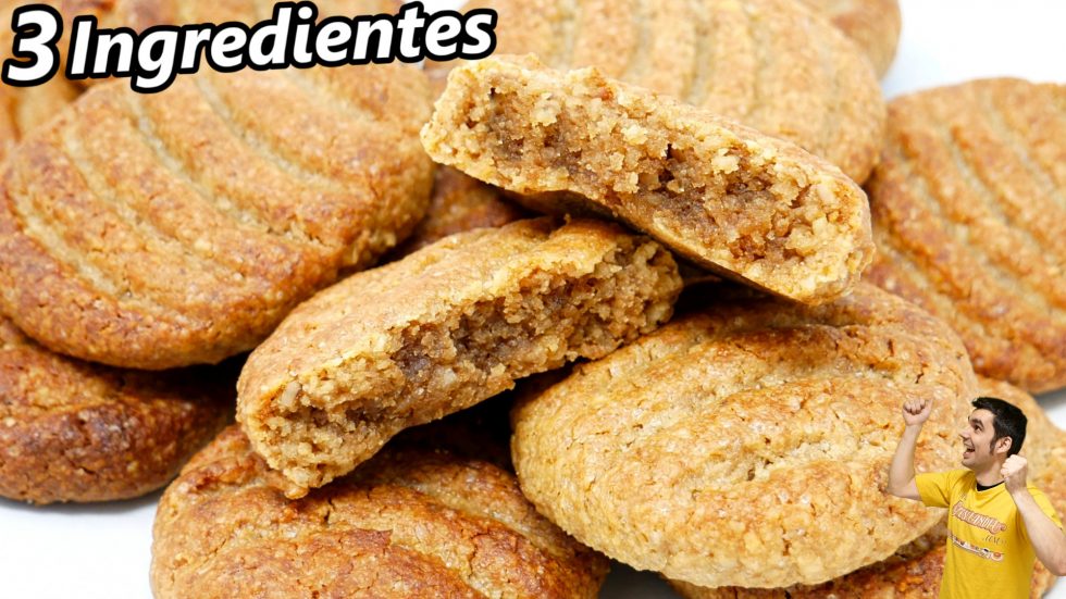 Galletas de nuez | Golosolandia: Recetas y vídeos de postres y tartas.